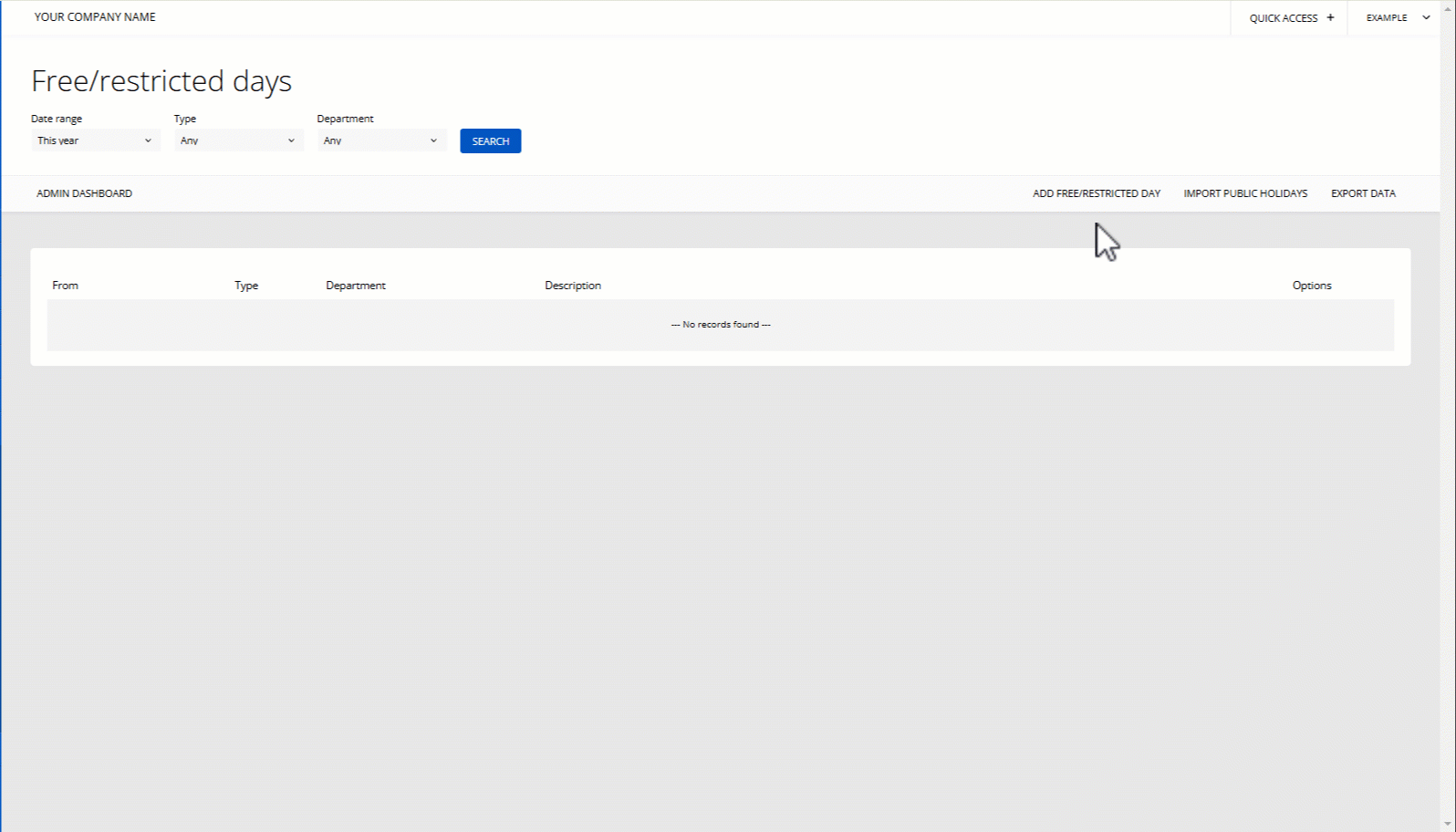 What restrictions can I set up on my account? | Knowledgebase | WhosOff