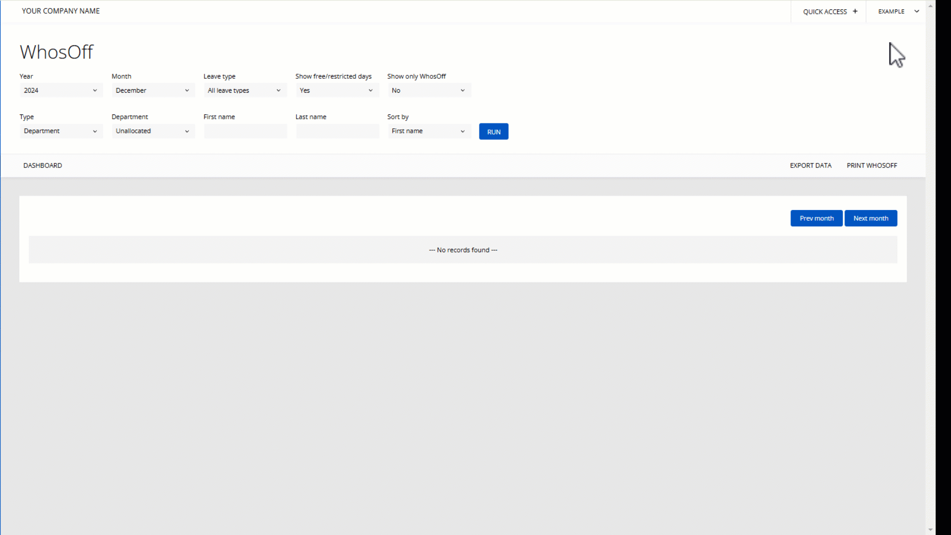 How do I prevent or allow staff to see other departments ...