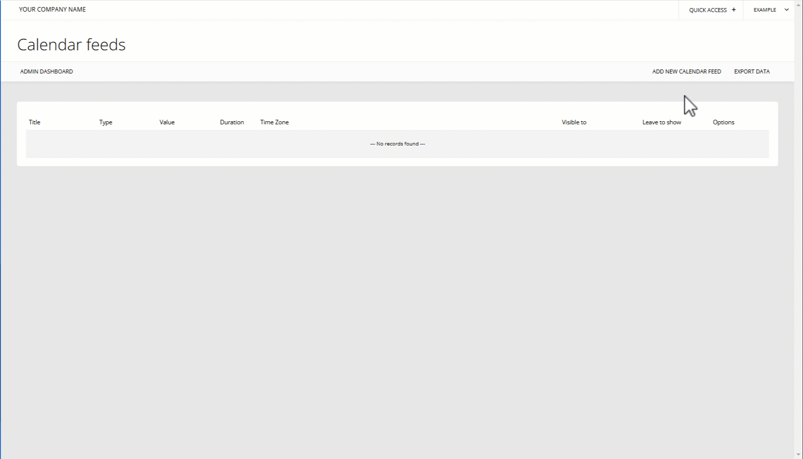 Creating a calendar feed | Knowledgebase | WhosOff